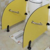 China HPL Toilet Partition 1200mm Height Eco Friendly Cubicle for School Kindergarten for sale