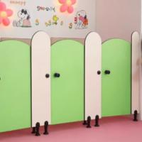 China HPL Toilet Partition 1200mm Height Eco Friendly Cubicle for School Kindergarten for sale