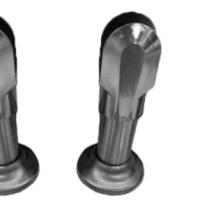 China 304 Stainless Steel Toilet Stall Door Lock with Occupied Indicator 2 Pack for sale