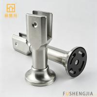 China HPL Toilet Partition Accessories Stainless Steel Angle Code , Hinge , Lock , Support Feet for sale