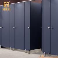 China Fushengjia 18mm HPL Compact Laminate Toilet Partition Waterproof Fireproof Commercial Cubicle Divider for sale