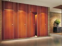 China Waterproof HPL Compact Laminate Toilet Partition 18mm WC Cubicle Divider for Commercial Restroom for sale