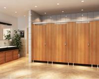 China Waterproof HPL Compact Laminate Toilet Partition 18mm WC Cubicle Divider for Commercial Restroom for sale