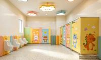 China HPL Toilet Cubicles Colorful Design Easy Clean for Kindergarten Public Washroom 12mm for sale