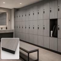 China Waterproof Compact Laminate Lockers 1430kg/m³ Density B1 Fire Rated Public Gym Staff Storage for sale