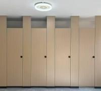China Antibacterial Phenolic Resin Toilet Partition 18mm Moisture Proof Public Restroom Cubicle for sale