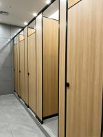 China Antibacterial Phenolic Resin Toilet Partition 18mm Moisture Proof Public Restroom Cubicle for sale