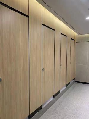 China Waterproof Scratch Resistant Compact Board Toilet Partition | Anti-Collision Public Bathroom Stall Dividers for sale