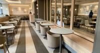 China Waterproof & Scratch-Resistant HPL Table Tops for Chain Catering Stores for sale