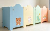 China Custom Cartoon HPL Kids Toilet Partitions | Child-Safe & Easy Clean for sale