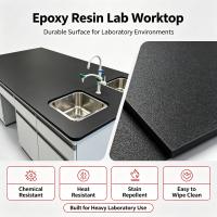 China Anti-Corrosion Phenolic Resin Laboratory Worktop Custom Lab Island Bench for Chemistry Medical Research Lab for sale