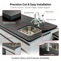China Anti-Corrosion Phenolic Resin Laboratory Worktop Custom Lab Island Bench for Chemistry Medical Research Lab for sale