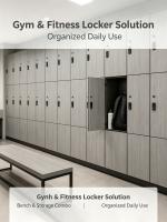 China Commercial HPL Lockers Moisture & Impact Resistant Toilet & Gym Lockers for sale