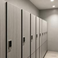 China Commercial HPL Lockers Moisture & Impact Resistant Toilet & Gym Lockers for sale