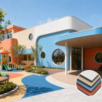 China Kindergarten-specific Compact Laminate Exterior Wall Panel  Fireproof, Weather Resistant & Impact Safe for sale