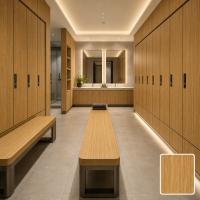 China Custom Compact Laminate Lockers, Waterproof HPL Changing Room Storage Lockers with Digital Locks for Gym, Spa & Swimming Pool for sale