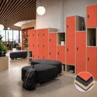China Custom HPL Compact Board Lockers | Waterproof Commercial Employee Storage Lockers for Office, Gym & School for sale