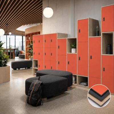 China Custom HPL Compact Board Lockers | Waterproof Commercial Employee Storage Lockers for Office, Gym & School for sale