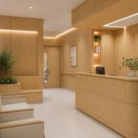 China Custom Hospital Interior Design  HPL Compact Panel Wall Cladding, Nursing Station & Patient Ward Furnishing Solutions for sale