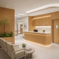 China Custom Hospital Interior Design  HPL Compact Panel Wall Cladding, Nursing Station & Patient Ward Furnishing Solutions for sale