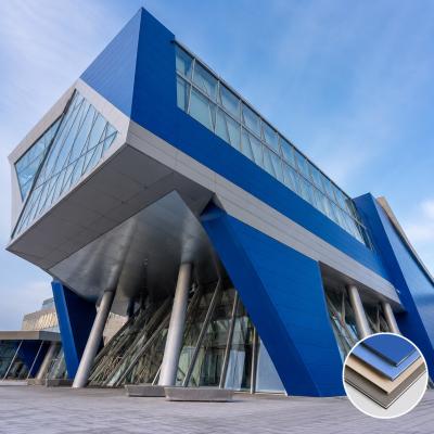 China HPL Compact Exterior Wall Panel, Weatherproof Phenolic Resin Cladding Panel for Commercial Building Facade for sale