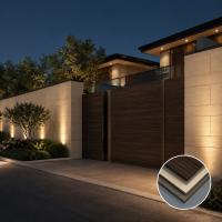 China Weather Resistant Exterior HPL Compact Laminate Panel  Anti-fade Outdoor Compact Laminate Wall Panel for Villa Garden Fence & Courtyard Cladding for sale