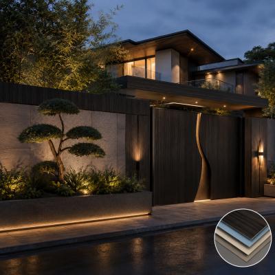 China Weather Resistant Exterior HPL Compact Laminate Panel  Anti-fade Outdoor Compact Laminate Wall Panel for Villa Garden Fence & Courtyard Cladding for sale