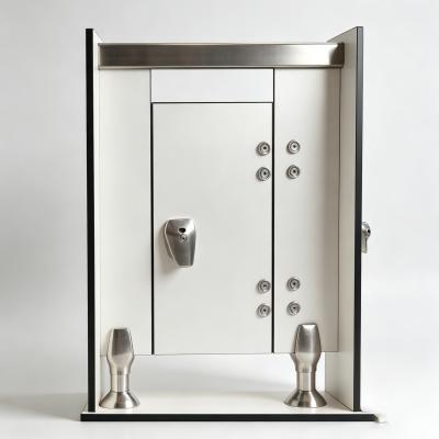 China 316 Stainless Steel Toilet Cubicle Partition Hardware Kit, Complete Fitting Set for Public Restroom Bathroom Stall Dividers for sale