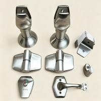 China 316 Stainless Steel Toilet Cubicle Partition Hardware Kit, Complete Fitting Set for Public Restroom Bathroom Stall Dividers for sale