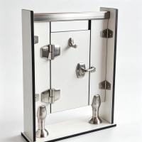 China 316 Stainless Steel Toilet Cubicle Partition Hardware Kit, Complete Fitting Set for Public Restroom Bathroom Stall Dividers for sale