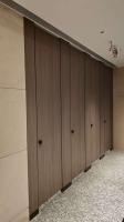 China Compact HPL Public Toilet Partition, Phenolic Resin Restroom Stall Dividers for Commercial Buildings for sale