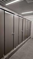 China HPL Compact Phenolic Resin Toilet Partitions, Public Restroom Bathroom Cubicle Stalls for sale