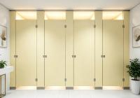 China Colorful HPL Compact Laminate Public Toilet Stall Partitions, Custom Phenolic Resin Washroom Divider Panels for Commercial Projects for sale