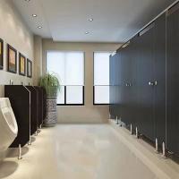 China 1. Waterproof HPL Public Toilet Stall Partition High‑Pressure Laminate Restroom Divider for Shopping Center for sale
