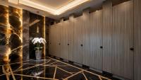 China Custom Public Restroom Toilet Stall Partition  Anti‑Moisture HPL Compact Laminate Panels for sale