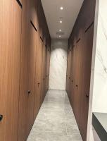 China Commercial HPL Toilet Partitions | Mall Restroom Dividers | Compact Laminate for sale