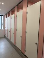 China HPL Compact Toilet Cubicle Partitions, Waterproof Anti-Impact Restroom Stall for School Project for sale