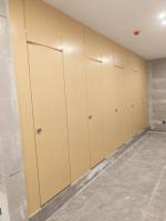 China Compact Laminate Toilet Partition | HPL Restroom Cubicle Stall for sale