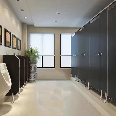 China Compact HPL Toilet Partition | Moisture Resistant Phenolic Toilet Cubicles for Office Building Restroom for sale
