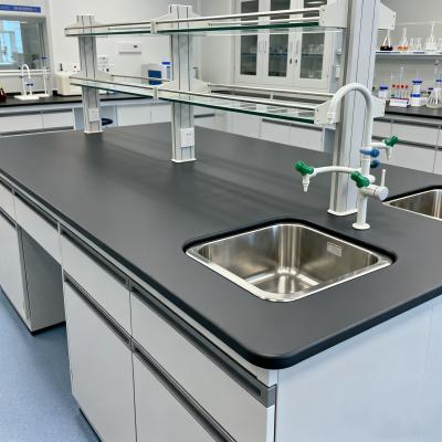 China Phenolic Resin Lab Countertop, Chemical Resistant Compact Laminate Worktop for School, Research Institute & Laboratory for sale
