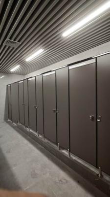 China Service Station Toilet Partition | HPL Compact Laminate Public Restroom Cubicle for sale