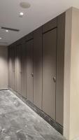 China Phenolic Compact Laminate Toilet Partitions | HPL Restroom Cubicles for Commercial Washroom for sale