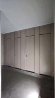 China Commercial Grade Floor-to-Ceiling Compact Laminate (HPL) Toilet Partition Wall, Customizable Restroom Cubicle Solution for sale