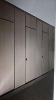 China Commercial Grade Floor-to-Ceiling Compact Laminate (HPL) Toilet Partition Wall, Customizable Restroom Cubicle Solution for sale