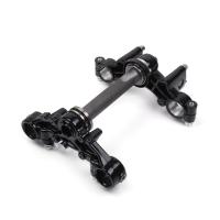 China GN Motorcycle Steering Stem Fork Tee With Steel Fork Upper And Bottom Connect Board for sale