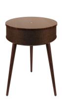 China Portable Smart Table With Speaker Bluetooth Wireless Charging Touch Control Big Bedside Table for sale