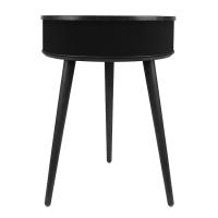 China Smart Nightstand Audio System Wireless Bluetooth Speaker End Table with LED Night Light & Phone Wireless Charger for Living Room Bedroom for sale