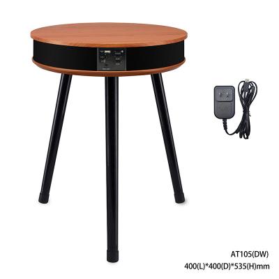 China Custom Indoor Smart Furniture Side Coffee Table With Solid Wooden Speakers for sale