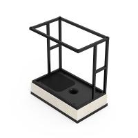 China Modern Smart End Table With Wireless Charging Speaker Color Changing LED Lights for sale