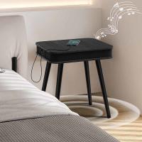 China Multifunctional Coffee Side Table Built In Audio Speaker Fast Charging Desk for sale